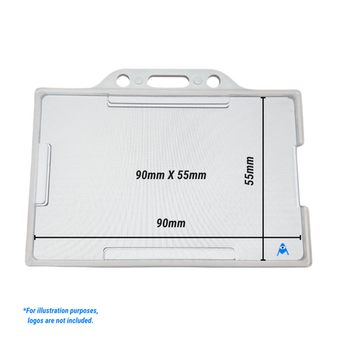 Frosted twinprox badge holder | For everyday use and ID access – Card ...
