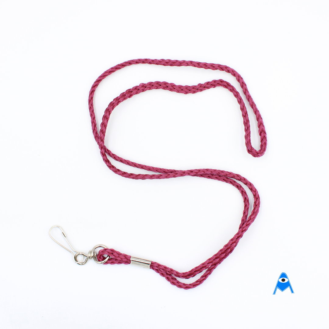 Maroon Red Lanyard Cord | Swivel Clip – Card Monster Sa