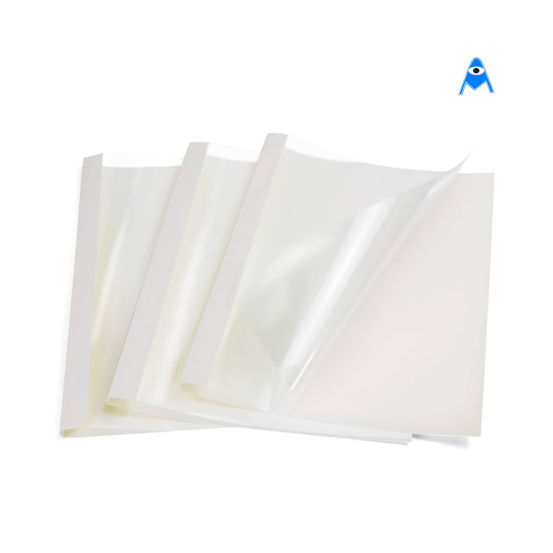 25mm A4 Frosted Thermal Binding Cover | White – Card Monster Sa