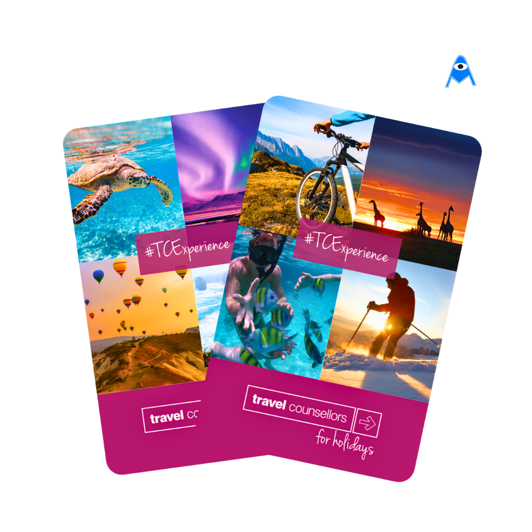 Luggage Tag Card | Brand Travel Experience – Card Monster Sa