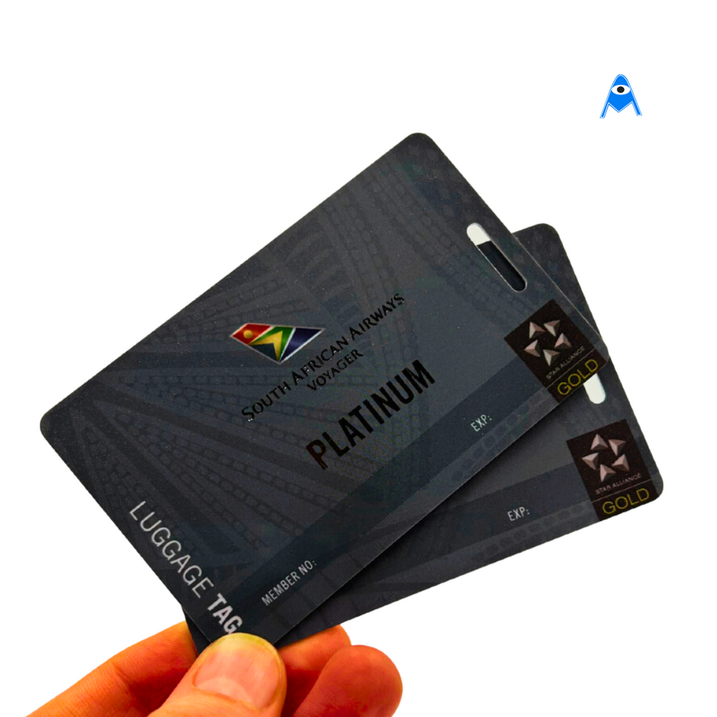 Plastic Luggage Tag Card | Brand Travel Experience – Card Monster Sa