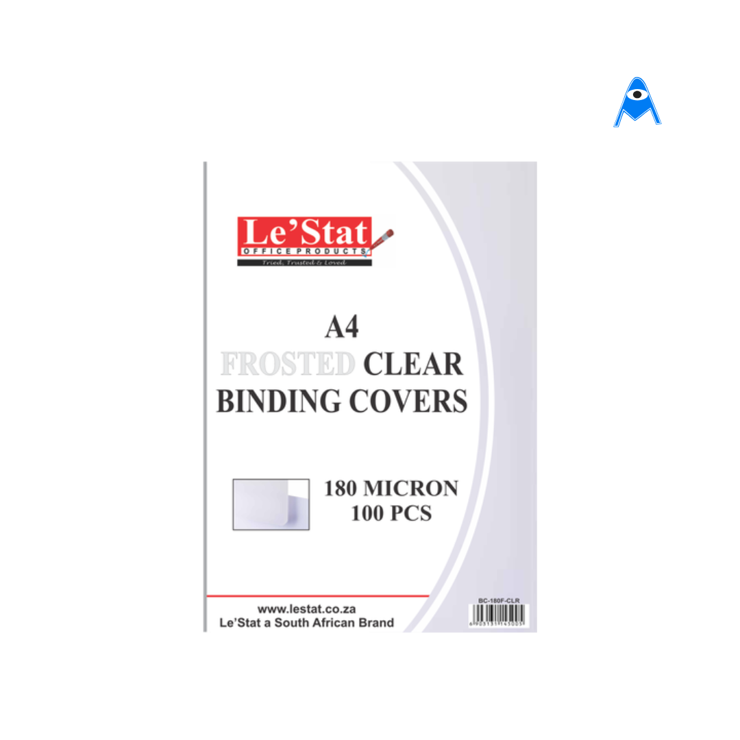 9mm A4 Frosted Thermal Binding Cover | White – Card Monster Sa