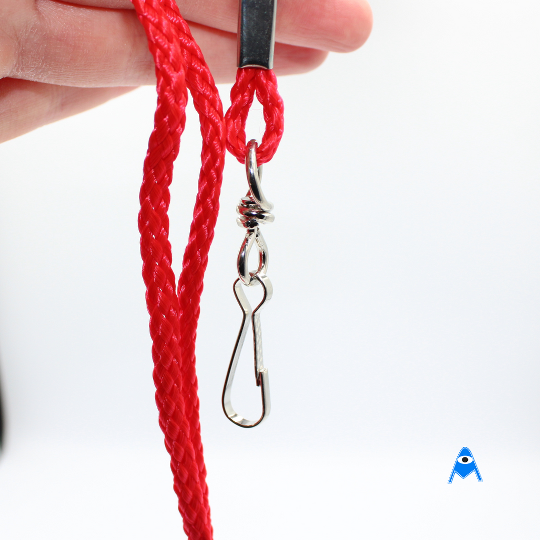 Red Lanyard Cord | Swivel Clip – Card Monster Sa