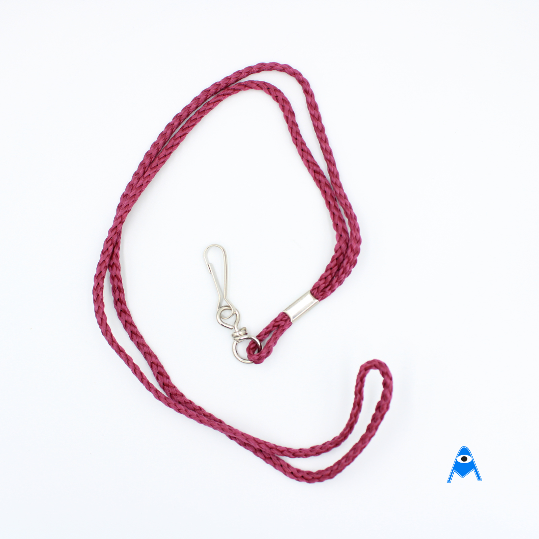 Maroon Red Lanyard Cord | Swivel Clip – Card Monster Sa